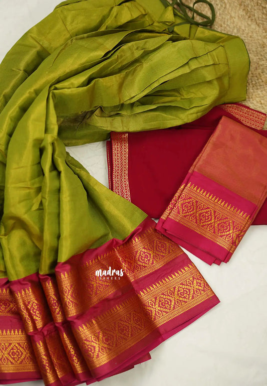 Pavadai Thavani / Half saree / Lehenga - Devasena – Madras Sarees